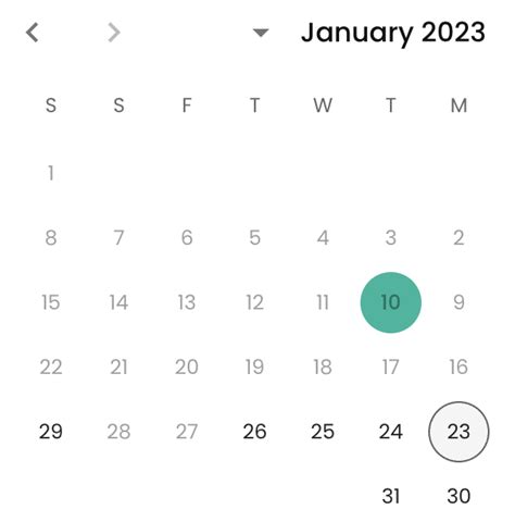 Pickers Weekdays Start From Monday With `en Us` With `adapterluxon