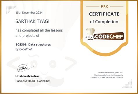 Sarthak Tyagi On Linkedin Datastructures Codechef