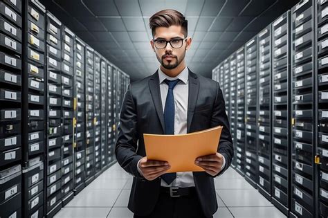 Efficient Document Management Streamlining Corporate Files With Digital Security Premium Ai