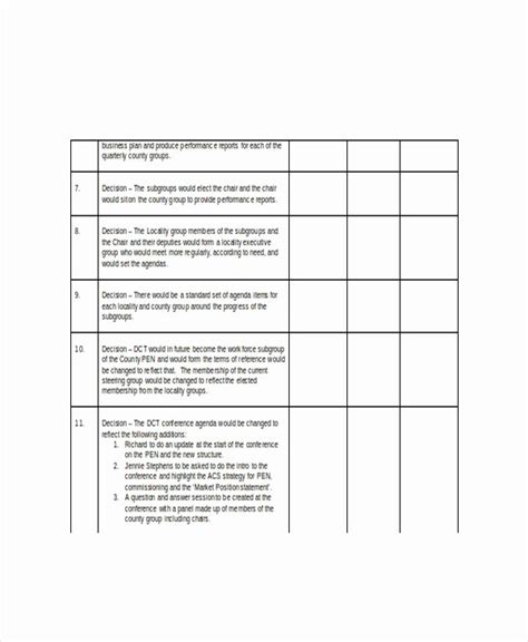 Decision Document Template Word