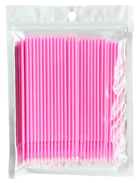 Yumflan 100pcs Micro Brushes Microswabs For Eyelash