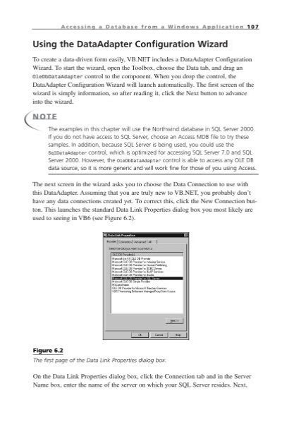 Using The Dataadapter Con