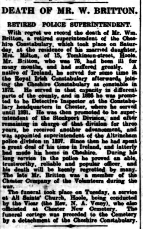 William Britton Obituary ™