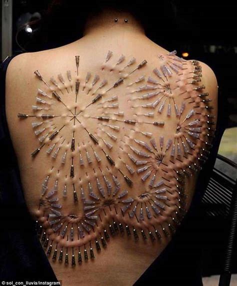 Melbourne Bdsm Needleplay Top Jilf Stuck Needles Into Her Partner Daily Mail Online