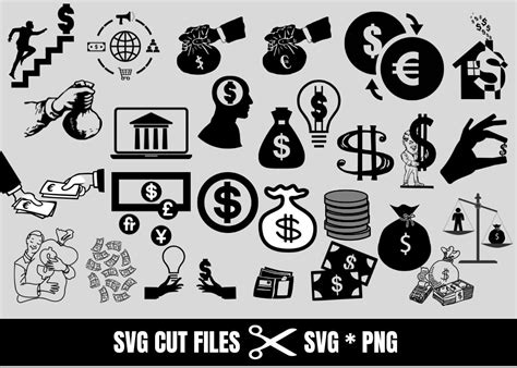Money Svg Money Png Wallet Svg Money Svg Bundle Money Bag Svg