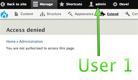 Back Office Access Restriction Drupal Org