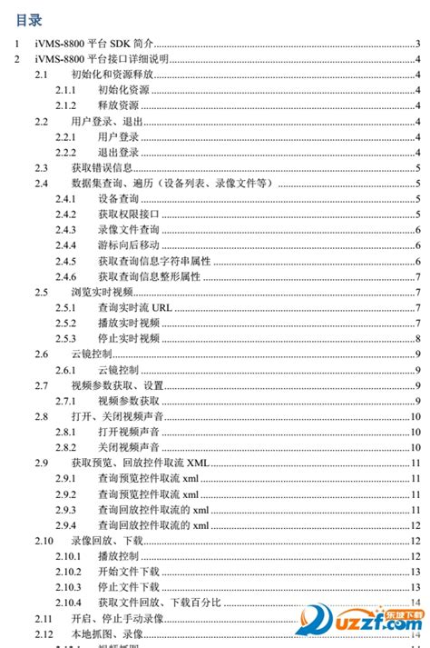 海康SDK接口说明 sdk接口文档 图片预览
