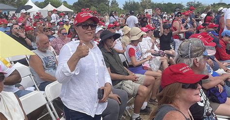 Latino Americans For Trump Launches At Las Vegas Rally As Biden