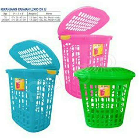 Jual Keranjang Baju Tutup Laundry Luxio Shopee Indonesia