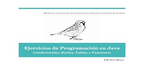 ejercicios de programación en java [pdf document]