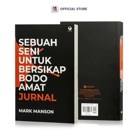 Promo Buku Motivasi Sebuah Seni Untuk Bersikap Bodo Amat Dan Jurnal