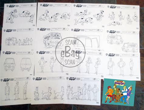 Whats New Scooby Doo Animators Model Sheets Hanna Barbera Art