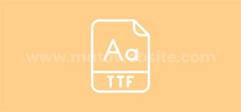 Perbedaan Font TTF OTF