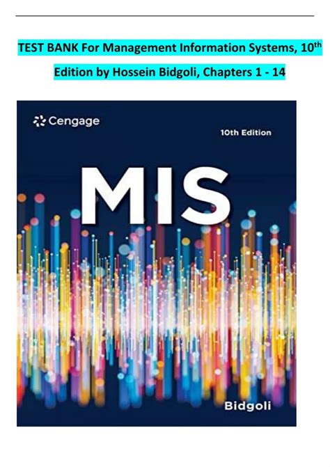 Test Bank For Management Information Systems 10 Th Edition By Hossein