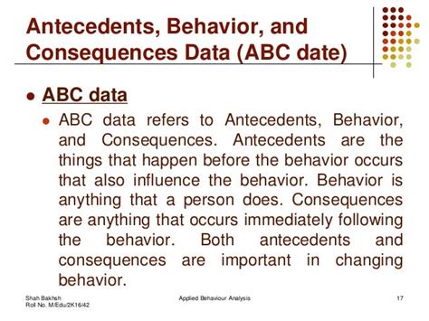 Applied Behaviour Analysis