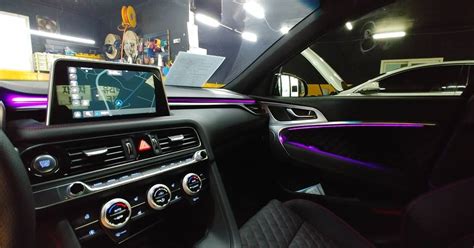 야무진튜닝 제네시스g70 비노출엠비언트 엠비언트라이트 야무진튜닝 인플루언서 홈🏡