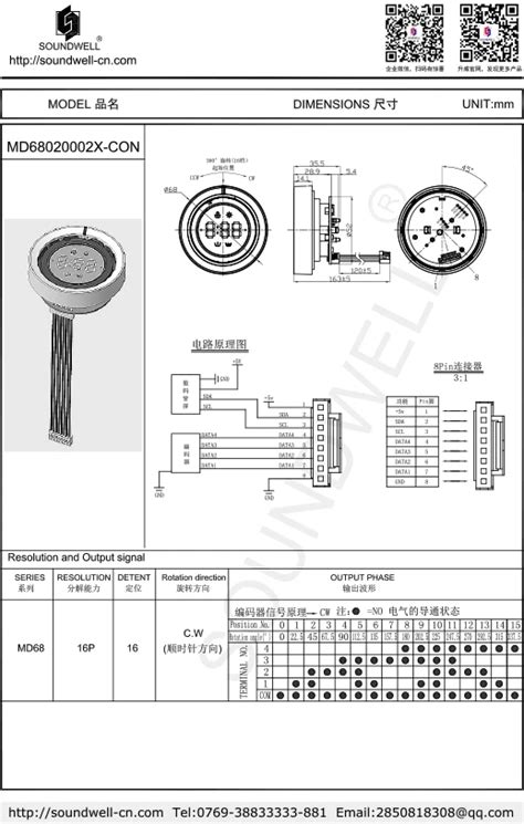Soundwell Rotary Encoder Module Md Absolute Encoder Module With