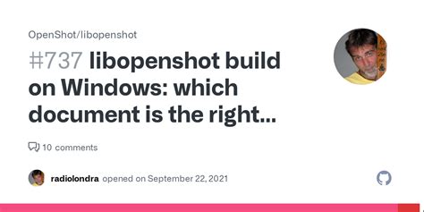 Libopenshot Build On Windows Which Document Is The Right One Issue OpenShot