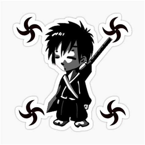 Anime Samurai Elf Sticker For Sale By Artiwork Redbubble