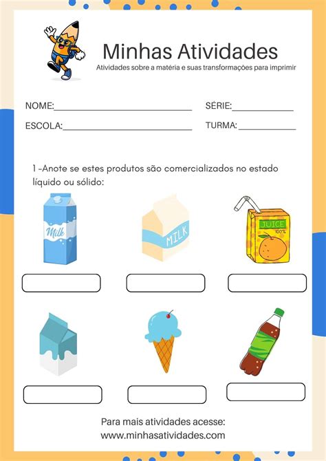 Atividade Sobre Propriedades Da Materia Braincp