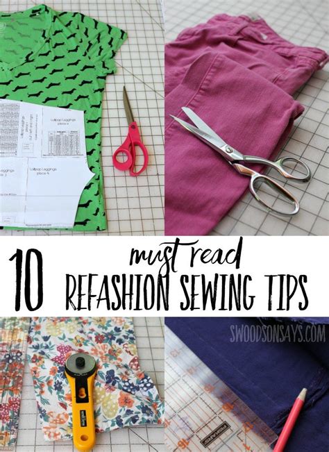 10 Refashioning Tips For Successful Sewing Swoodson Says Sewing