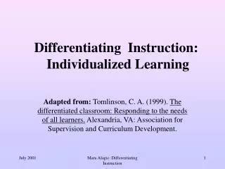 PPT - Brain-Based Learning The Foundation for Differentiating Instruction PowerPoint ...