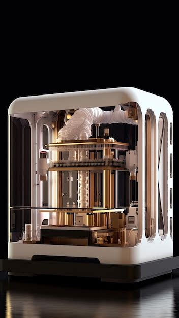 Premium Ai Image The Power Of Compact Meet The New Generation 3d Printing Machine For Personal