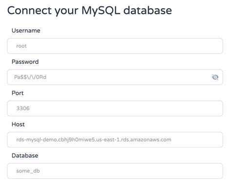 Connecting Mysql Bracket