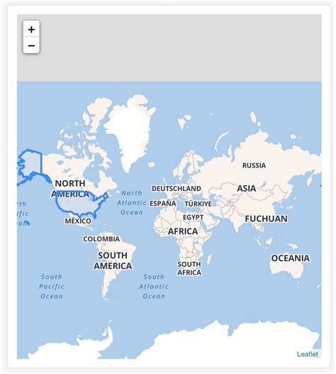 Leaflet Map United States And Fitbounds Stack Overflow