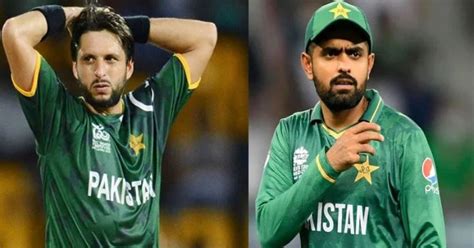 Average Mindset Shahid Afridi Unhappy With Babar Azams Intent