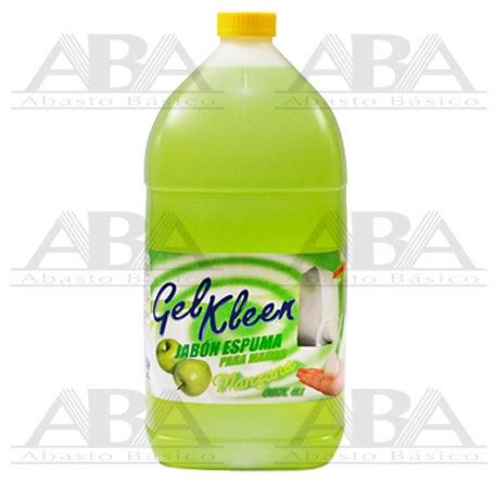Gel Kleen Jabón Espuma Antibacterial para manos Manzana L