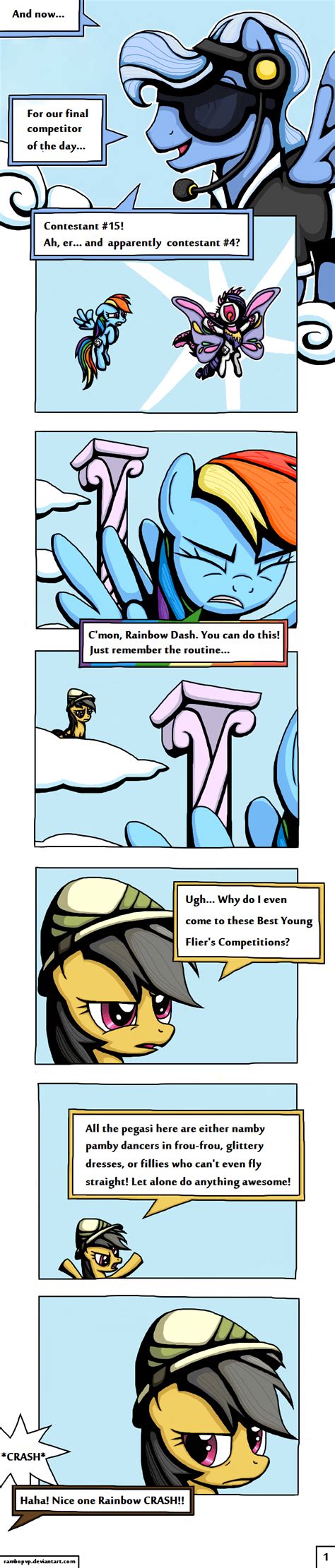 Sonic And Rainbow Dash Comic