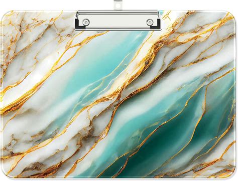 Plastic A4 Clipboard Landscape Fashion Clipboard With Low Profile Clip