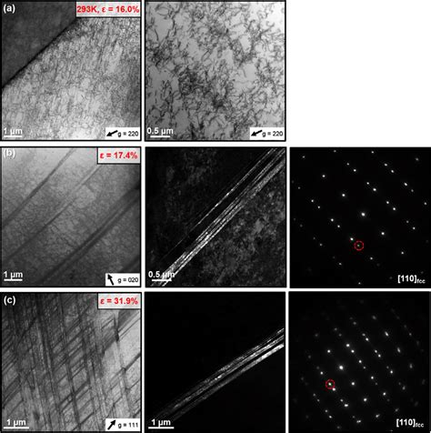 Tem Micrographs Showing The Microstructural Evolution With Increasing