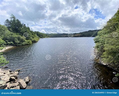 A View Of Lake Vyrnwy In North Wales Stock Image Image Of River Boat