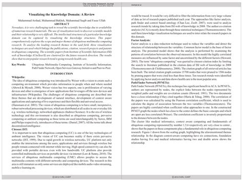 PDF Visualizing The Knowledge Domain A Review