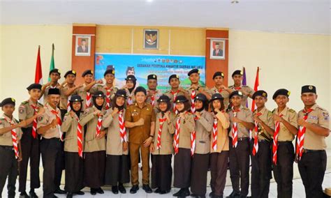Sekda Lepas Kontingen Gerakan Pramuka Kwarda Maluku Ikut Pertikawan Di