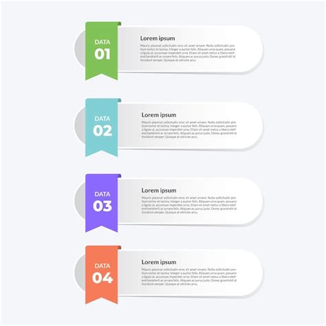 Premium Vector Data Infographics Tab Paper Index Template