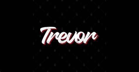 Trevor Name Cool 70s Retro Font Trevor Name Cool 70s Retro Font
