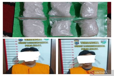 Polda Kalsel Mengungkap Peredaran 1 1 Kilogram Sabu Sabu ANTARA News