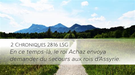 2 Chroniques 28 16 LSG Desktop Wallpaper En ce temps là le roi Achaz