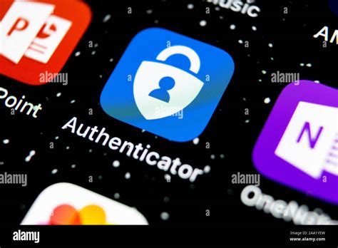Microsoft Authenticator App Hi Res Stock Photography And Images Alamy