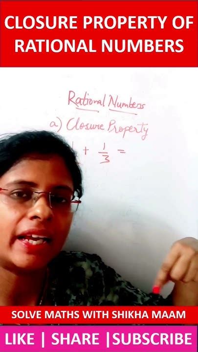 Rational Numbers Are Closed Under Addition Maths Mathematics Shorts