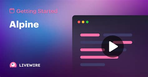 Alpine Screencast Laravel Livewire