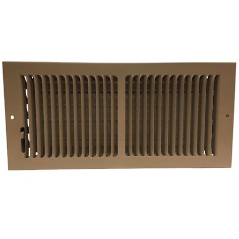 Installerstore Rectangular Baseboard Grills And Registers Shoemaker 855 Baseboard Vent Brown
