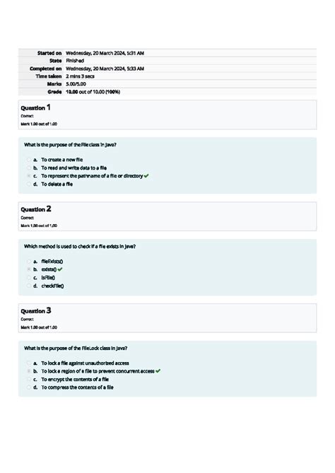 Self Quiz Unit 7 - CS 1103 - Studocu