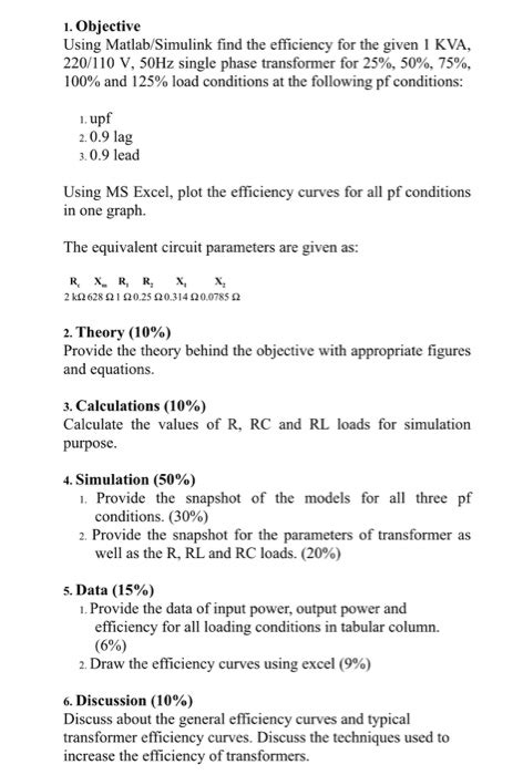 Solved Objective Using Matlab Simulink Find The Efficiency Chegg