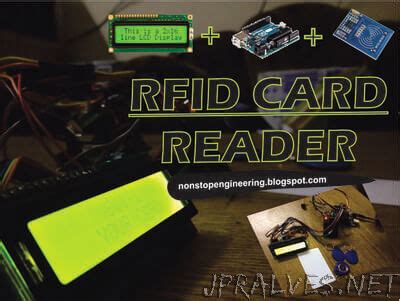 Rfid Card Reader With Arduino Rfid Rc And Lcd X Jpralves Net