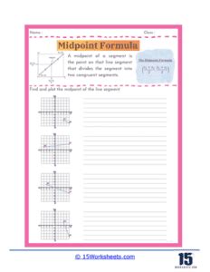 Midpoint Formula Worksheets 15 Worksheets Com