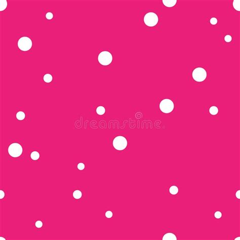 Dotted Seamless Pattern White Polka Dot On Pink Background Background
